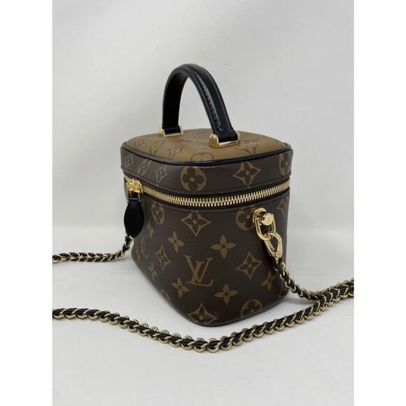 Louis Vuitton | Bags | Louis Vuitton Vanity Pm Brown Canvas Coated Reverse Monogram | Poshmark